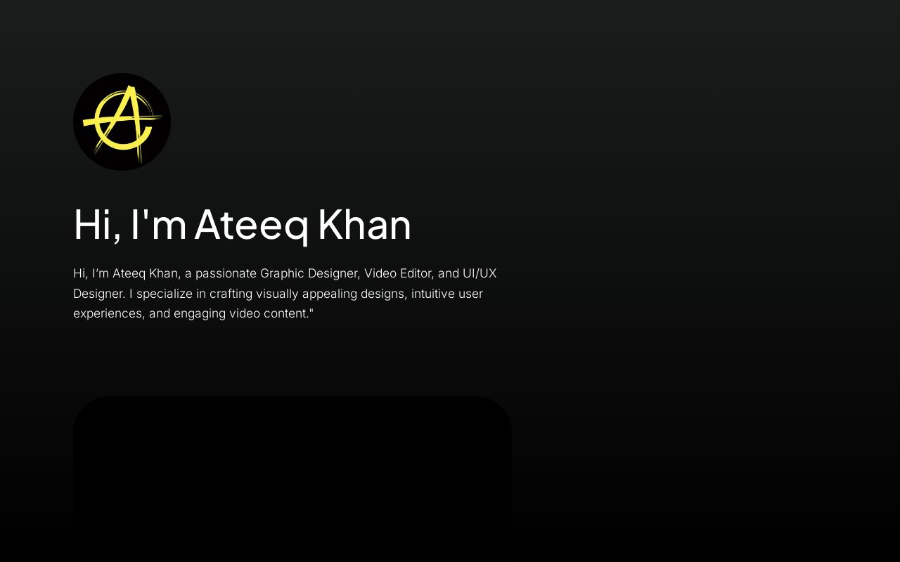 Ateeq Khan – Creative Portfolio